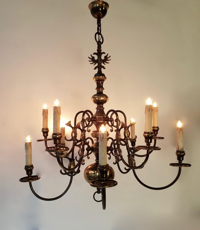 Magnificent Belgian Dutch Baroque-Style Chandelier at 1stDibs
