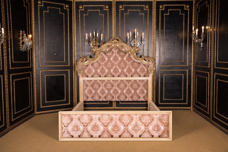 Magnificent Double Bed in the Style of Louis Quinze Style For Sale at ...