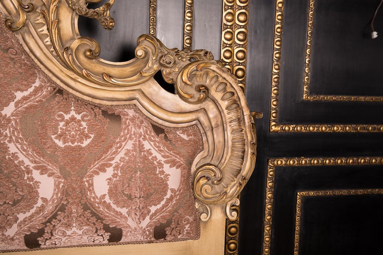 Magnificent Double Bed in the Style of Louis Quinze XVI For Sale at 1stDibs