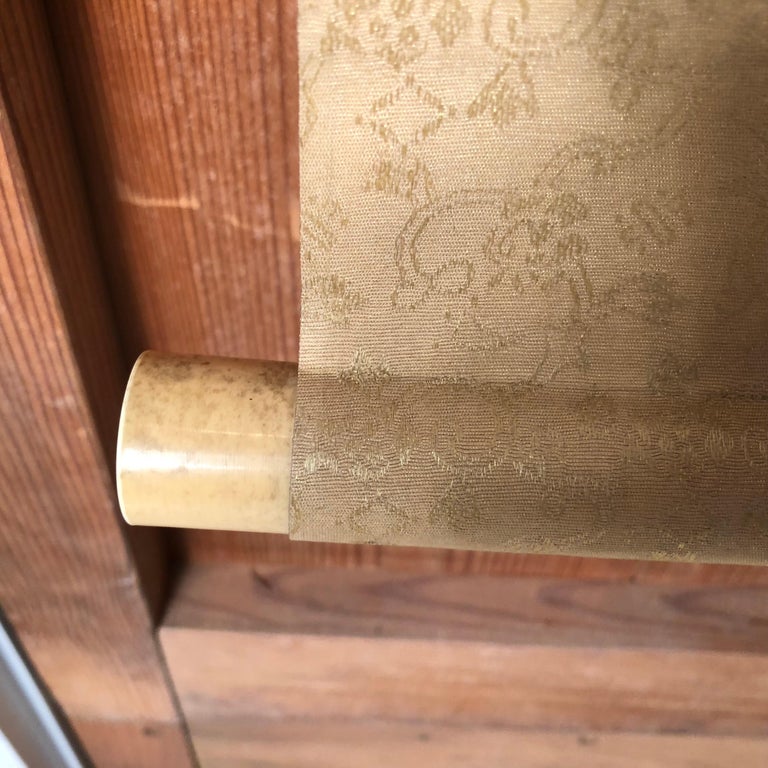 Magnificent Eagle Japanese Antique Hand Painted Silk Scroll at 1stDibs ...