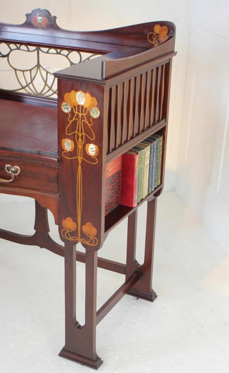 Magnificent English Art Nouveau Desk by Shapland and Petter For Sale at ...