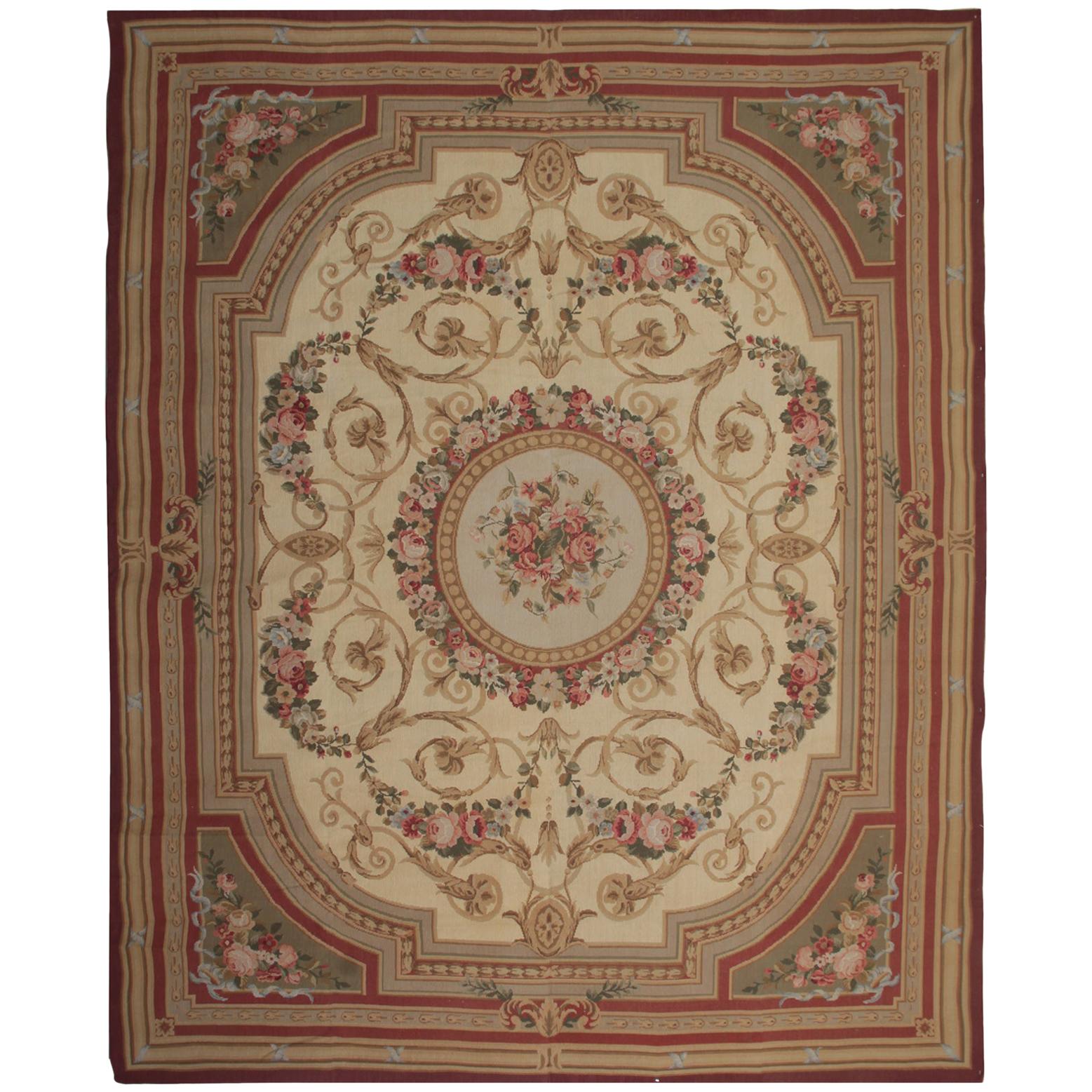 Aubusson Western European Rugs - 525 For Sale at 1stdibs