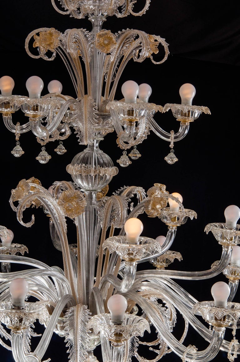 Magnificent Murano Glass Chandeliers by Archimede Seguso, 1960 For Sale ...