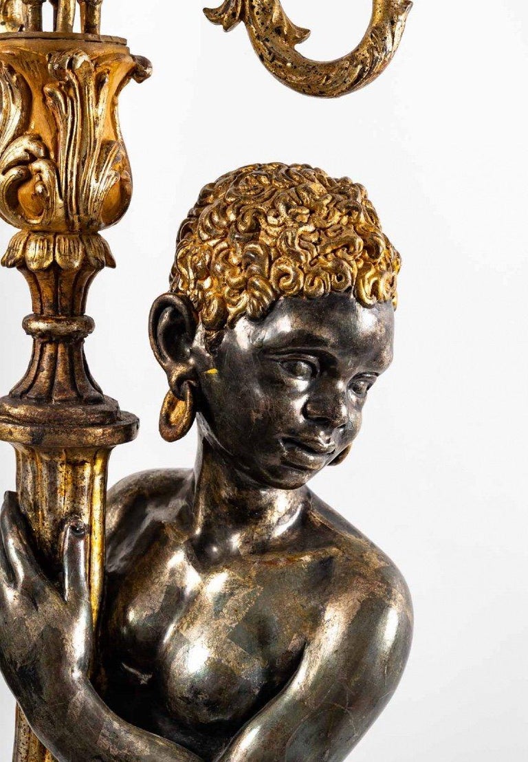 Magnificent Nubian, Floor Lamp at 1stDibs