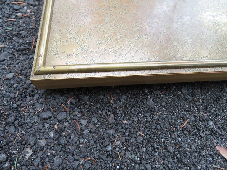 Magnificent Pair of Mastercraft Brass Arched Palladian Mirrors ...