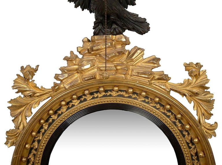 Magnificent Pair of Regency Period Convex Wall Mirror, 1820 For Sale at ...