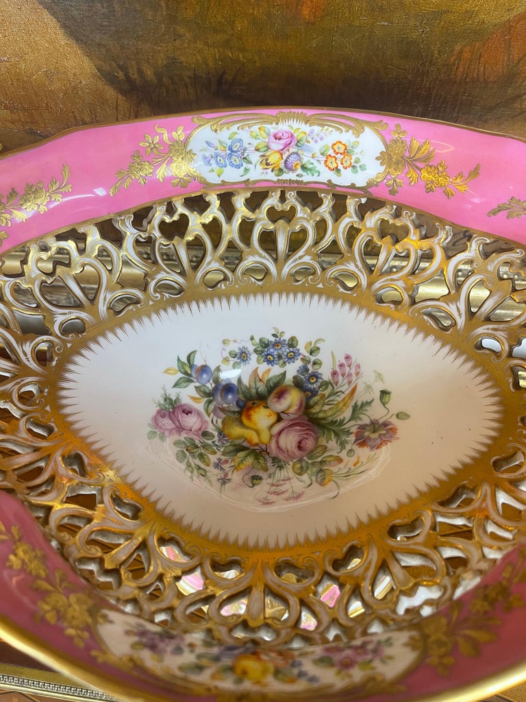 Magnificent and Rare 19th C. English Porcelain Centerpiece Retailer’s ...