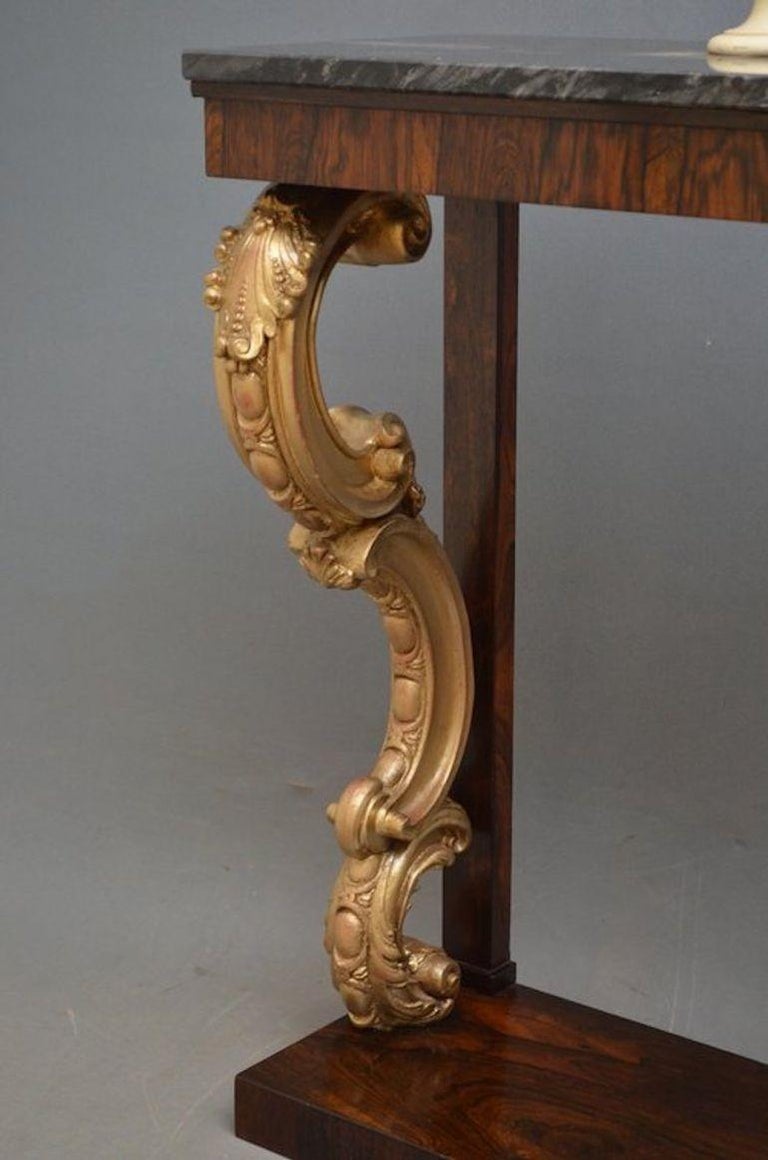 Magnificent Regency Console Table or Hall Table For Sale at 1stDibs