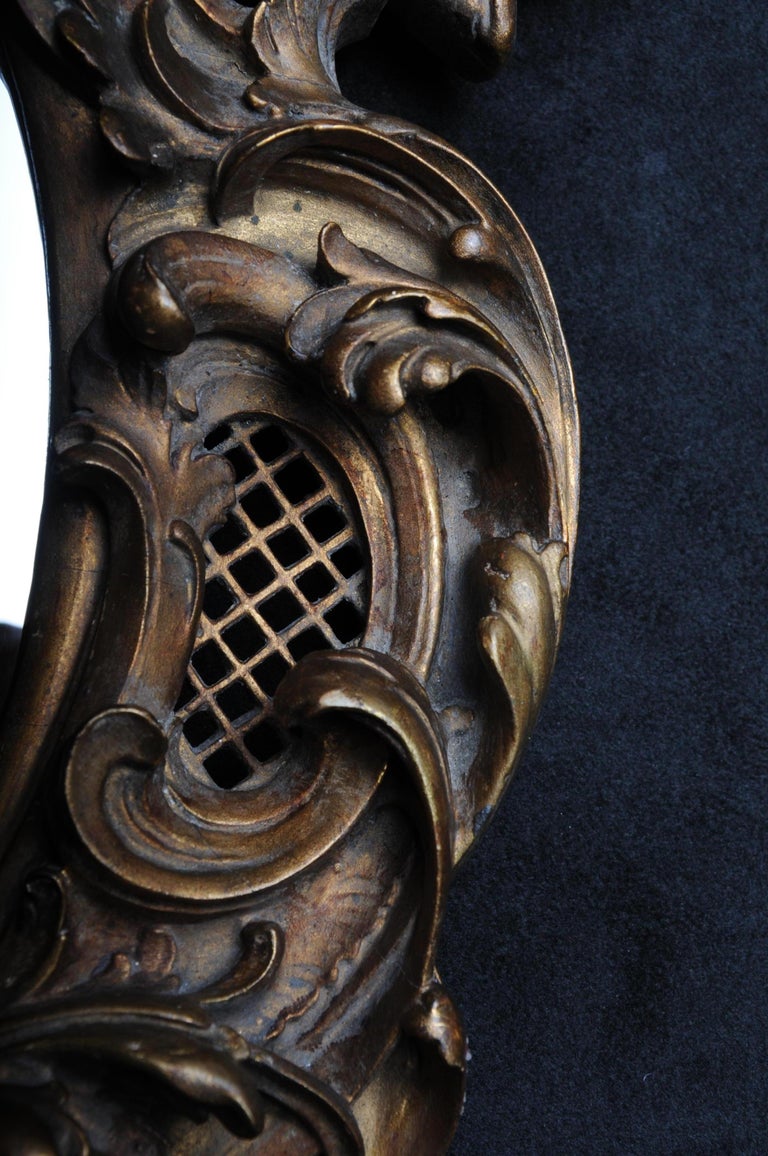 Magnificent Rococo Wall Mirror, Napoleon III For Sale at 1stDibs