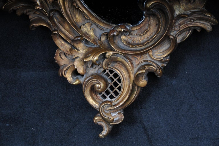 Magnificent Rococo Wall Mirror, Napoleon III For Sale at 1stDibs