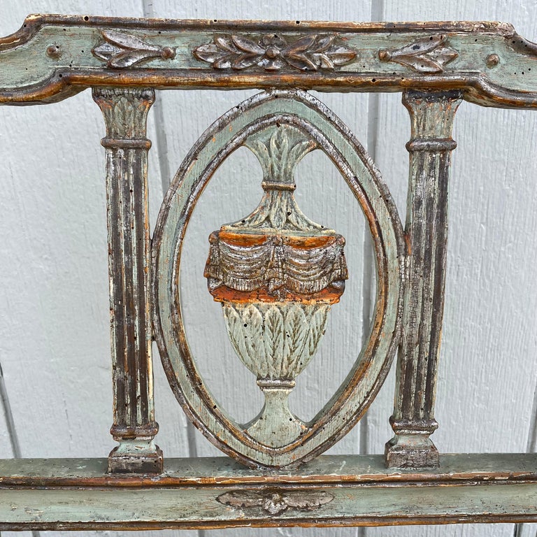 Magnificent Set of Three French Neoclassical Chairs with Original Paint ...