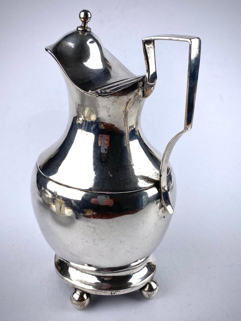 Magnificent Solid Silver Sterling Portuguese Lisbon Wine Jug 1810 ...
