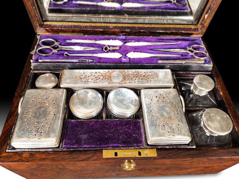 Magnificent Victorian 19th Century Toilet Box For Sale at 1stDibs
