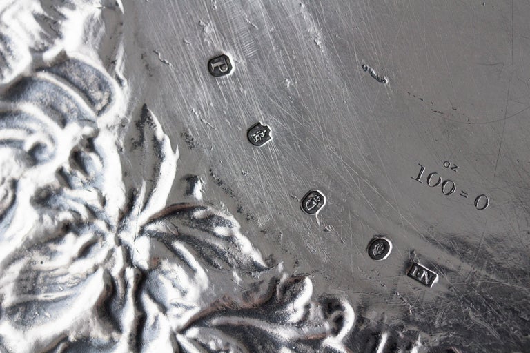Magnificent William IV Irish Silver Salver Dublin, 1835 For Sale at 1stDibs