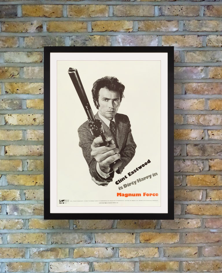 'Magnum Force' Original Vintage Movie Poster, American, 1973 at 1stDibs
