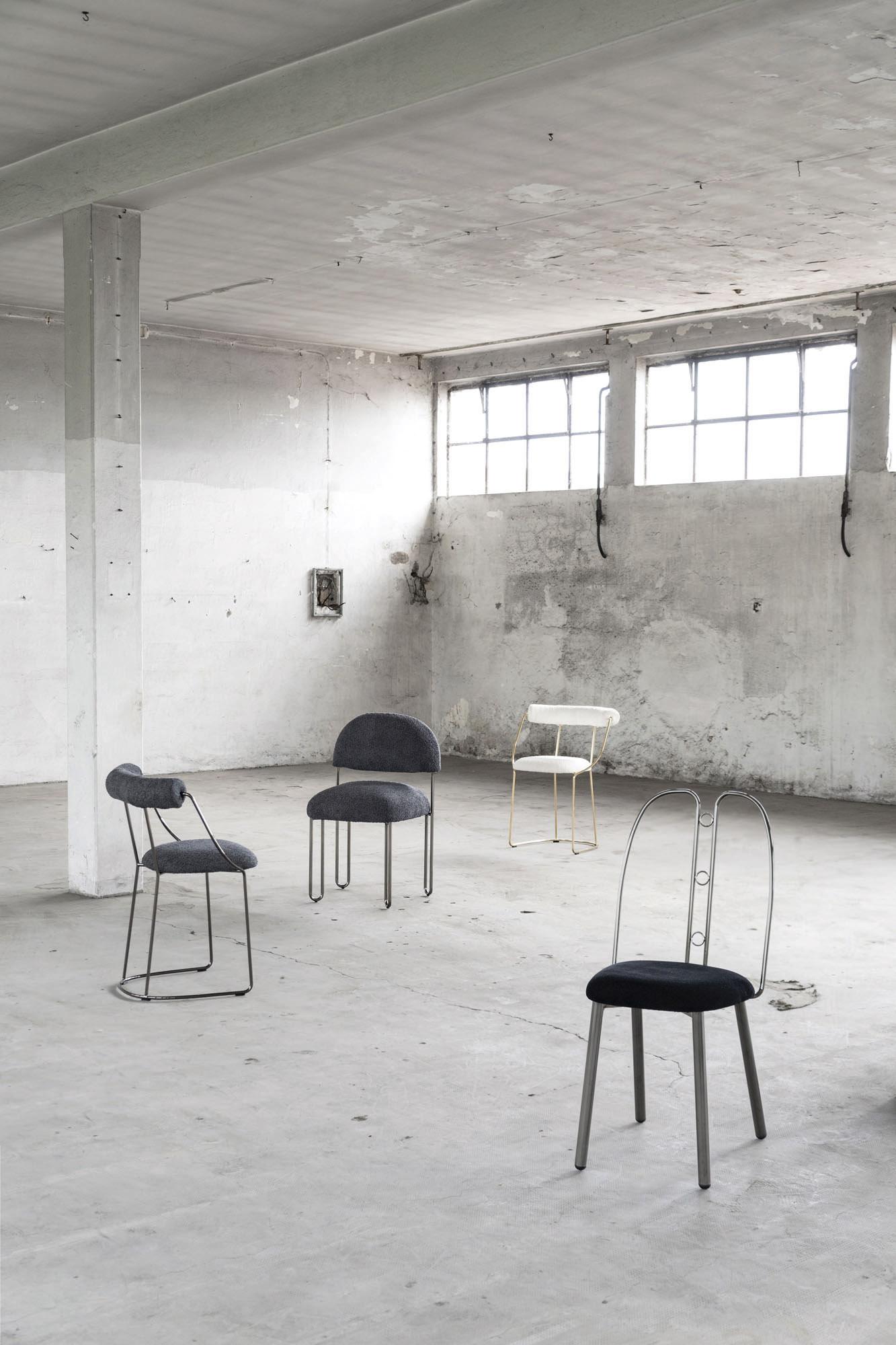 Magnus Metal Chair by LapiegaWD For Sale at 1stDibs