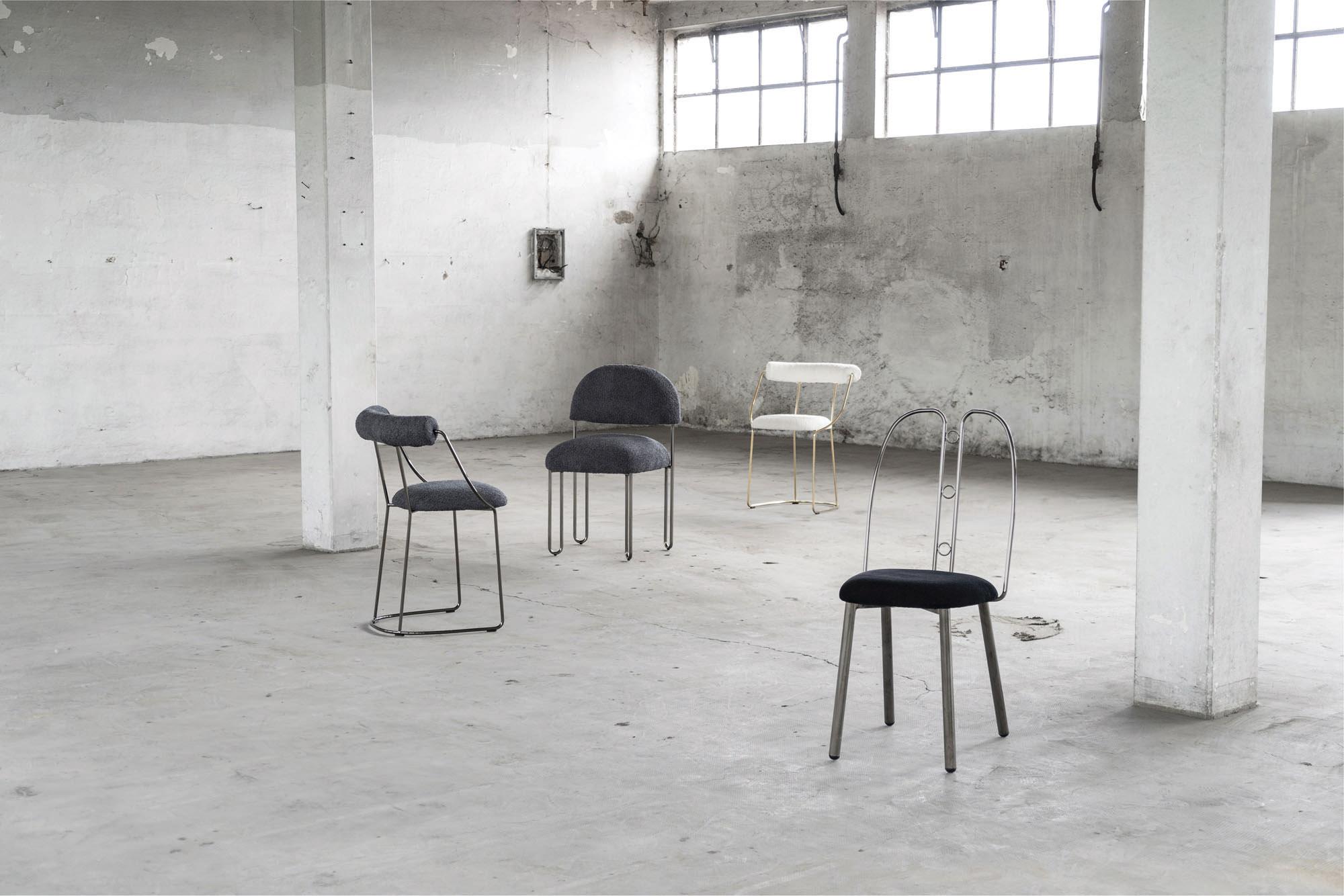 Magnus Metal Chair by LapiegaWD For Sale at 1stDibs