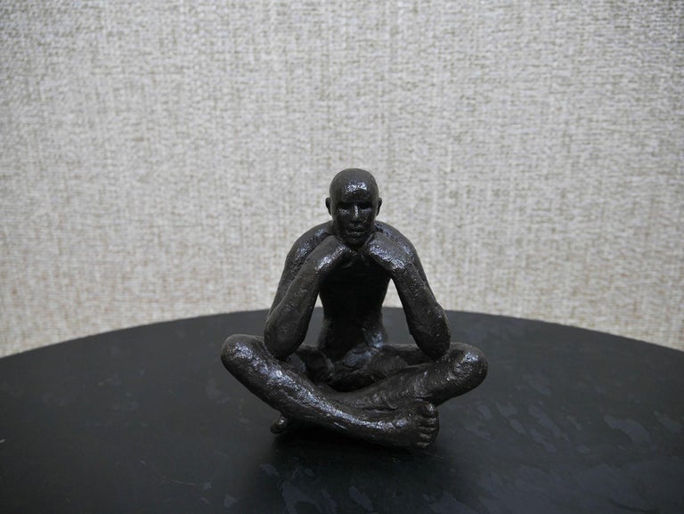 Maguy Banq - Coucher de soleil, figurative bronze by Maguy Banq, man ...