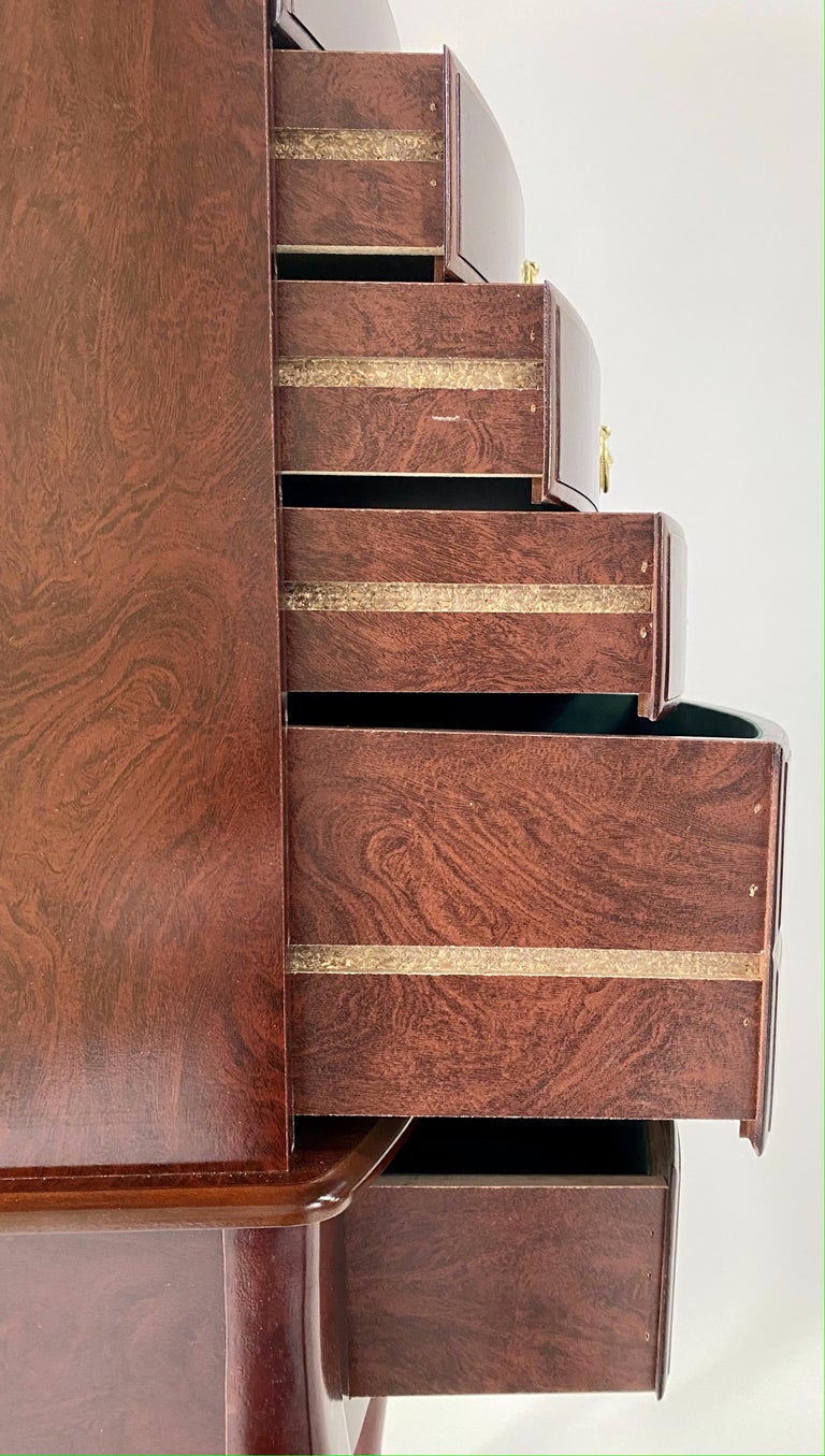 Mahagony Flatware Chest End Table by Thomas Pacconi For Sale at 1stDibs