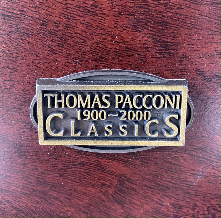 Mahagony Flatware Chest End Table by Thomas Pacconi For Sale at 1stDibs