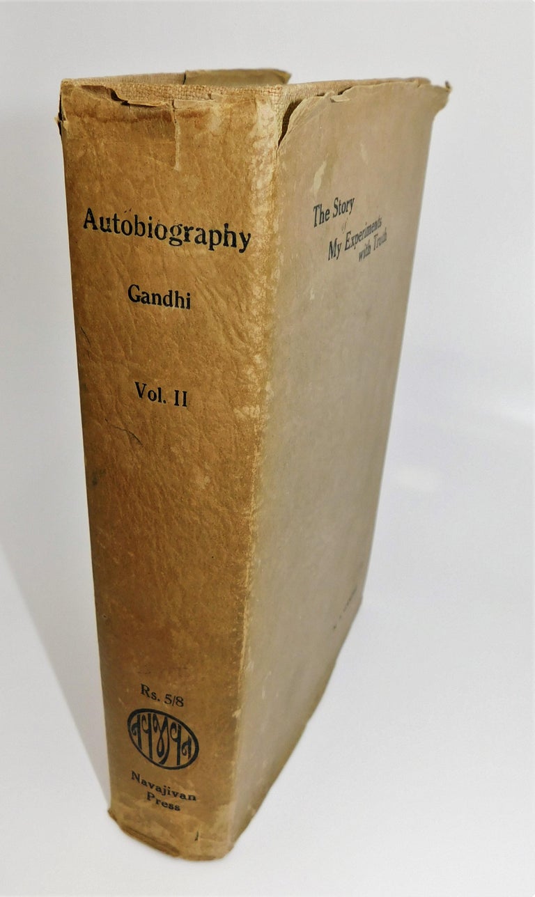 Mahatma Gandhi 1929 First Edition Autobiography Book at 1stDibs