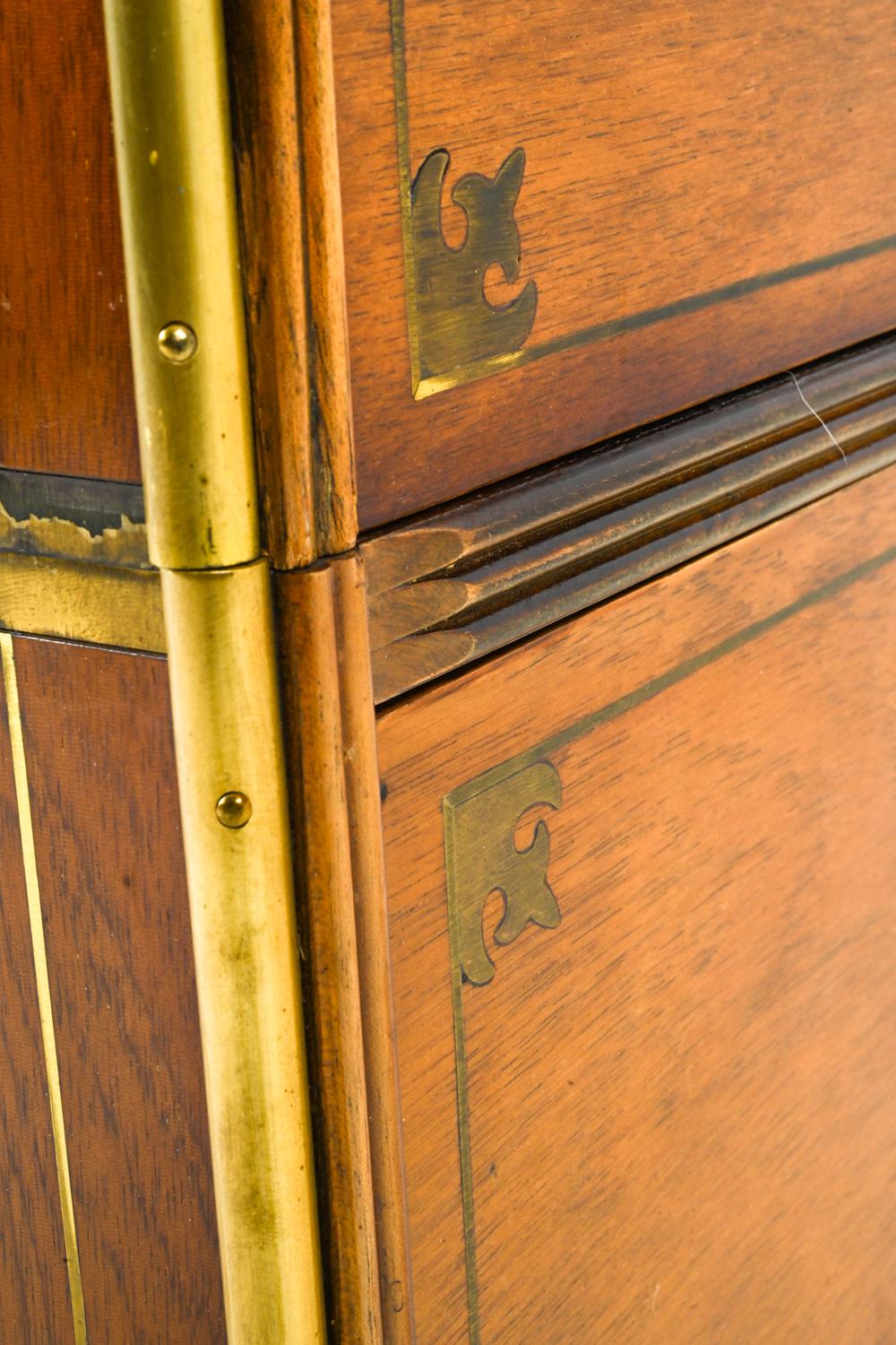 Mahogany And Brass Campaign Chest Of Drawers By Georg Kofoed For Sale ...