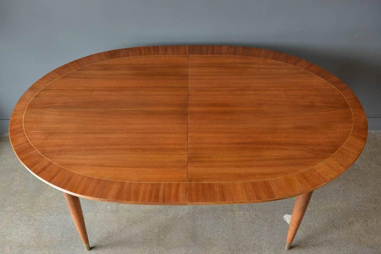 Mahogany and Brass Dining Table by Erno Fabry, Germany, circa 1955 at ...