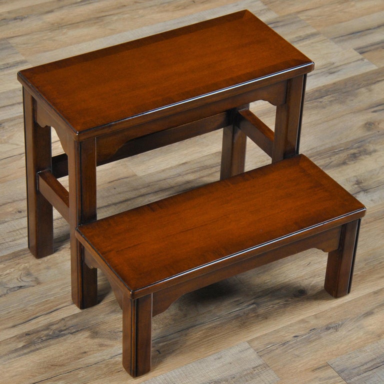 Mahogany Bed Step For Sale at 1stDibs