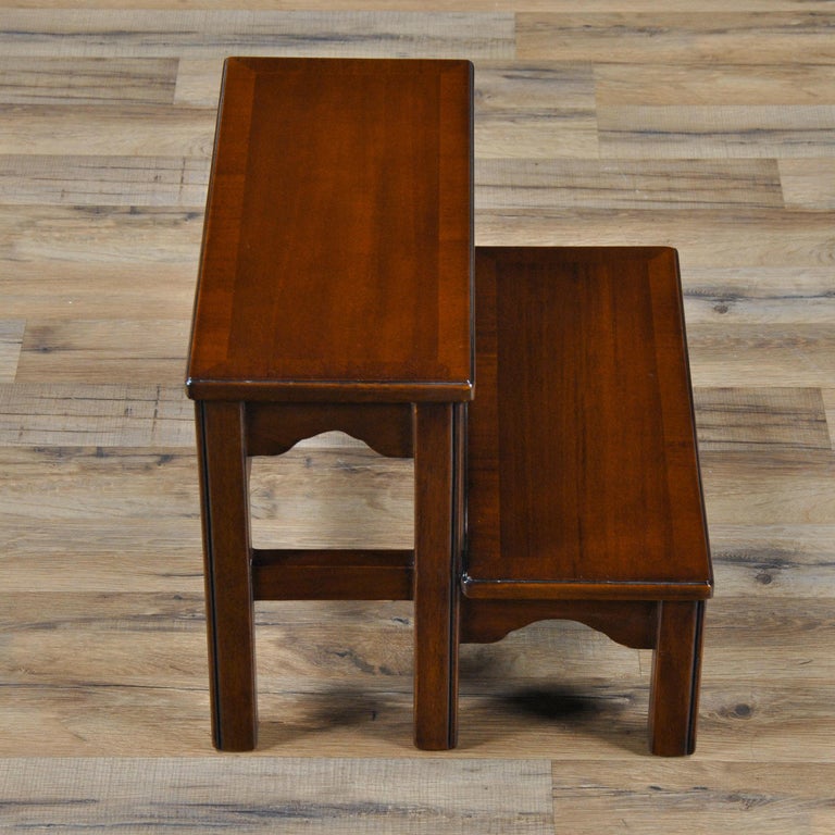 Mahogany Bed Step For Sale at 1stDibs