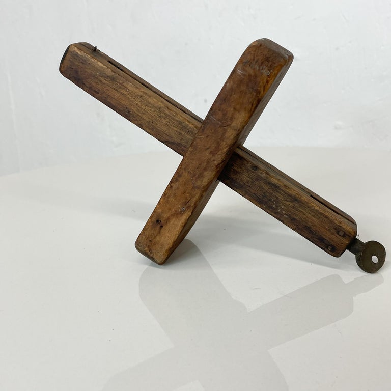 Mahogany and Brass Antique Tool Old Carpentry Scribe Wood Marking Gauge ...