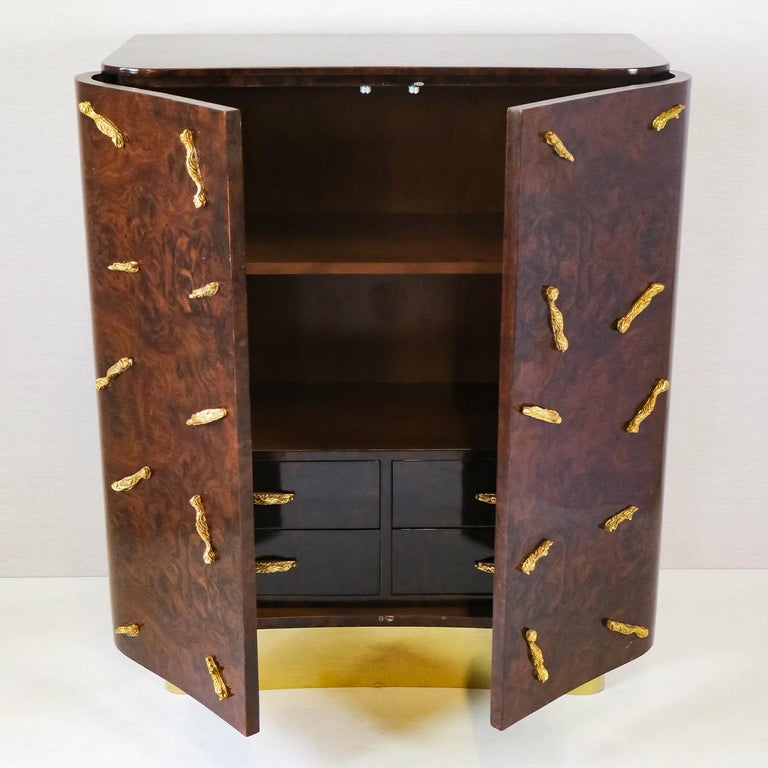 Mahogany Briar Root Cabinet For Sale at 1stDibs | rolt cabinet