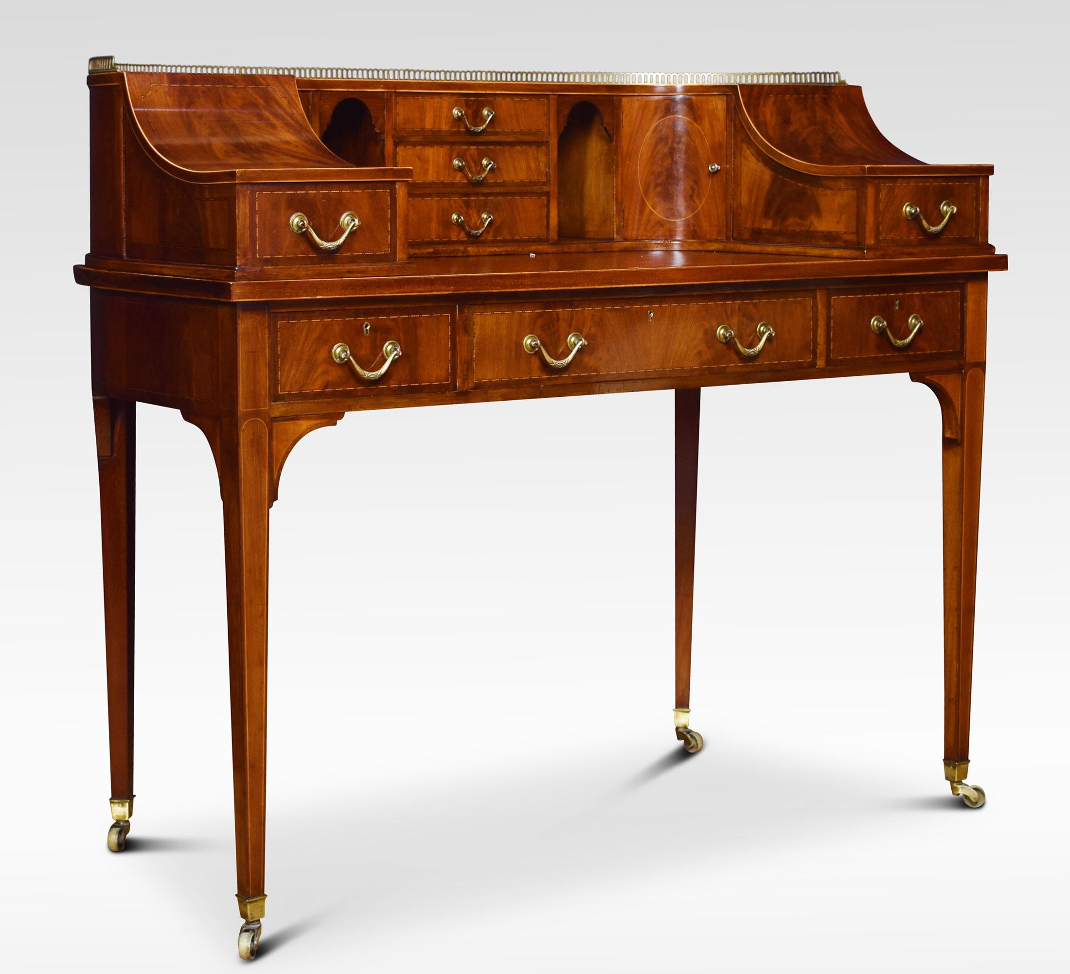 Mahogany Carlton House Desk at 1stDibs