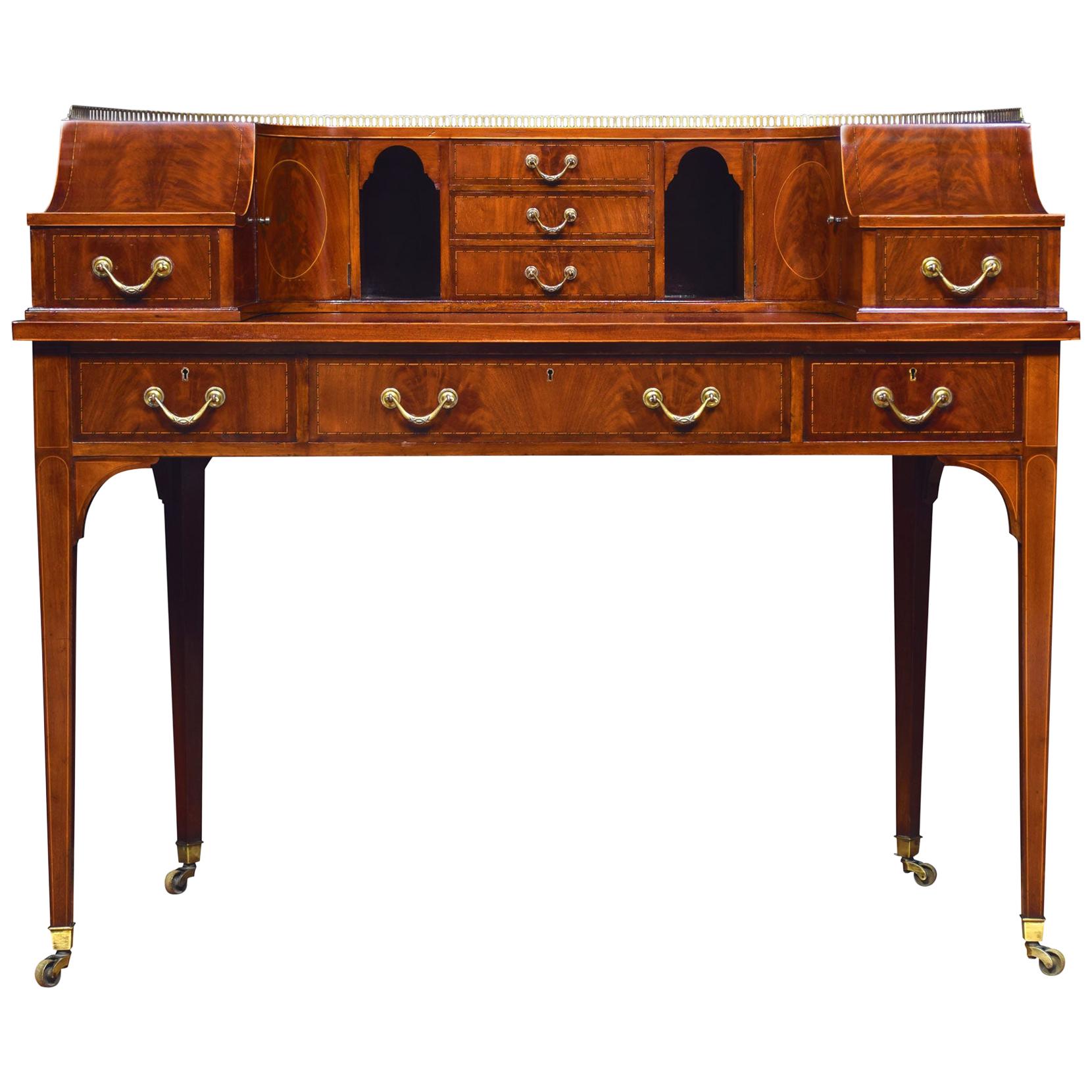 Mahogany Carlton House Desk at 1stDibs