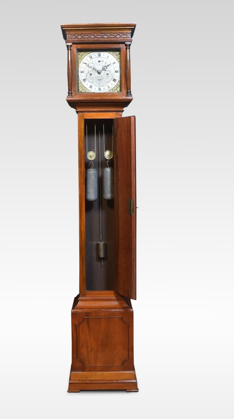 Mahogany Cased Eight Day Grandmother Clock For Sale at 1stDibs