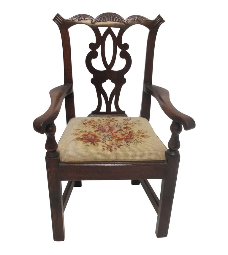 Mahogany Chippendale Child's Chair Apprentice Sample, English, 19th ...