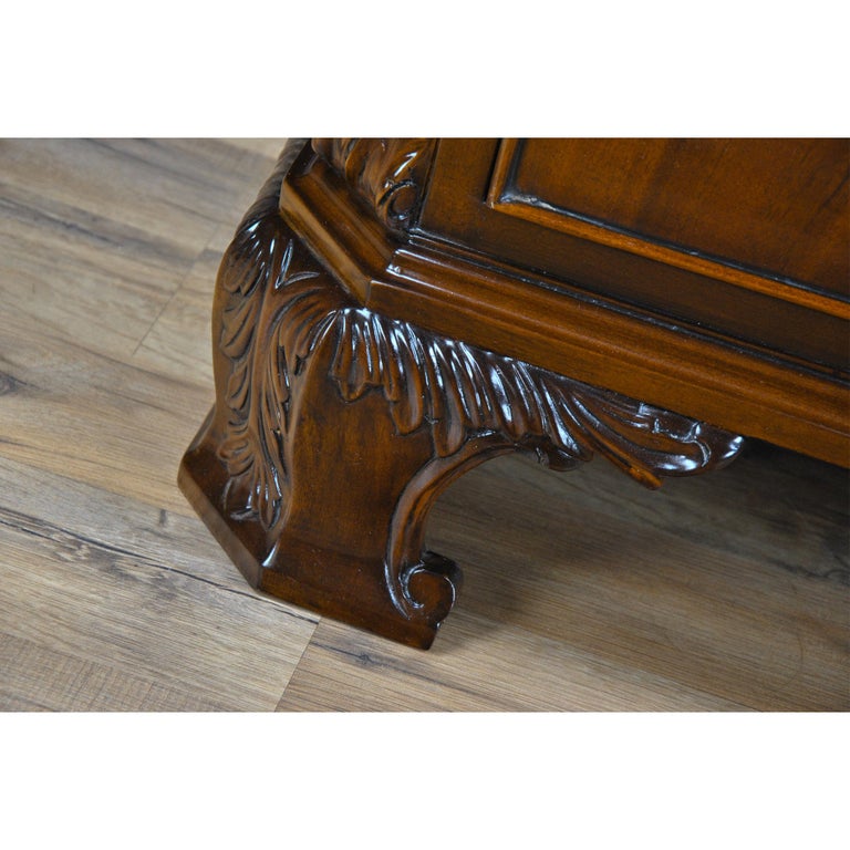 Mahogany Chippendale Tall Chest For Sale at 1stDibs