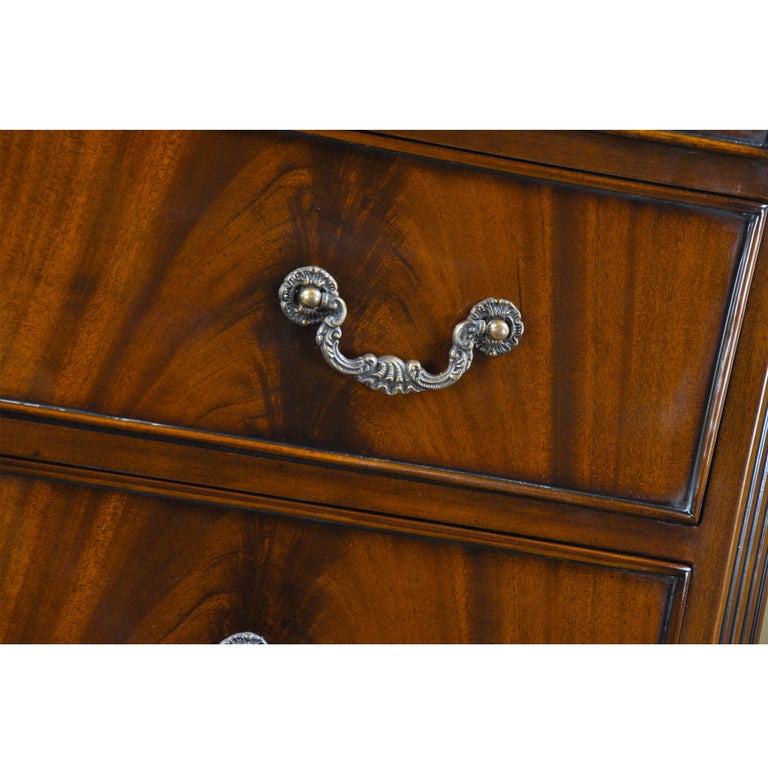 Mahogany Chippendale Tall Chest For Sale at 1stDibs