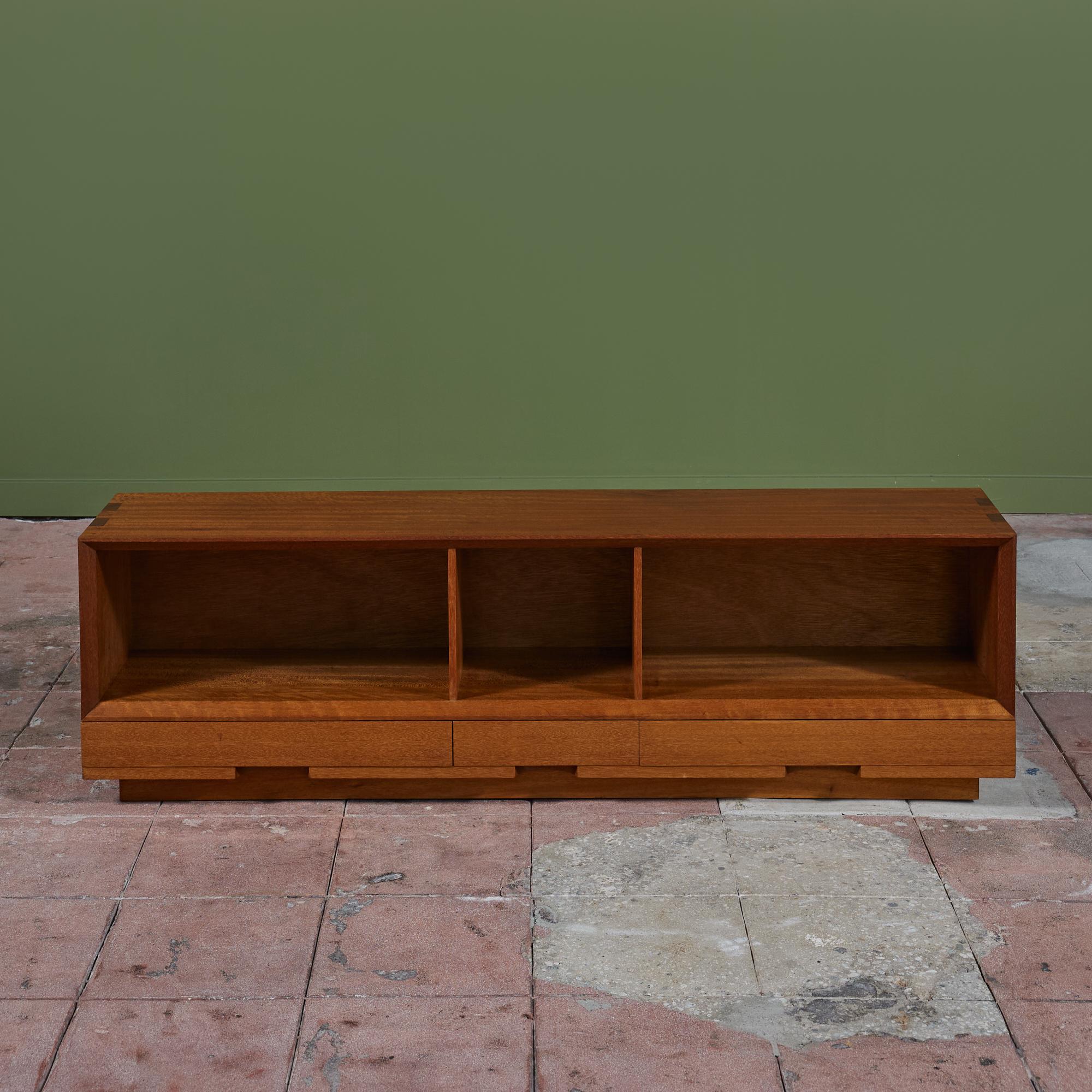Mahogany Console by Michael van Beuren For Sale at 1stDibs