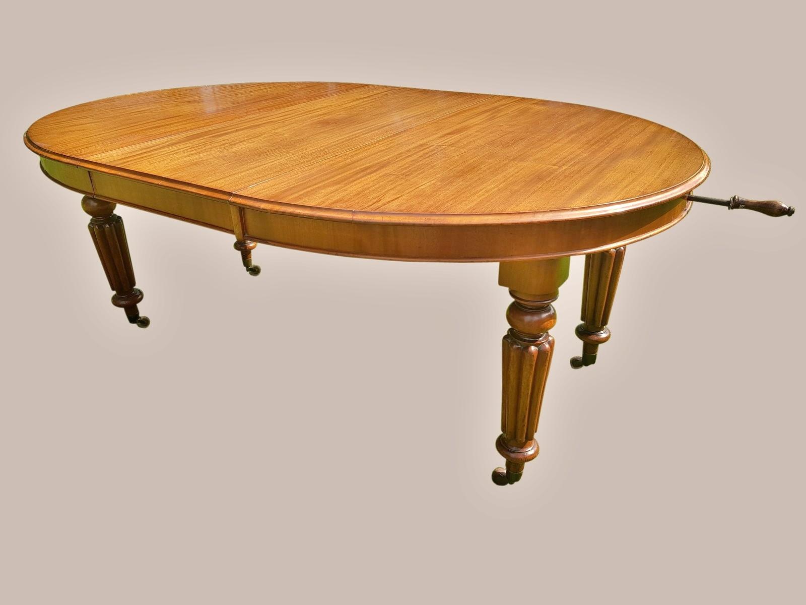 Mahogany Dining Table, English, circa 1850 at 1stDibs