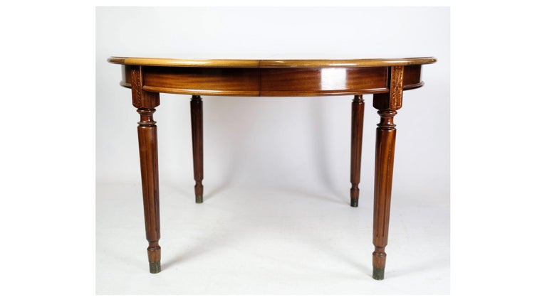Mahogany Dining Table in Hepple White Style, Model Jensen Farre For ...