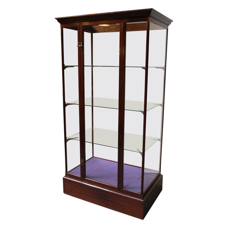 Mahogany Display Cabinet at 1stDibs
