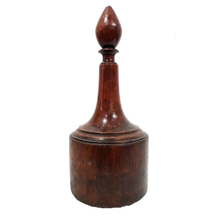 Mahogany Door Stop, from the Carter Burden Jr. Collection at 1stDibs