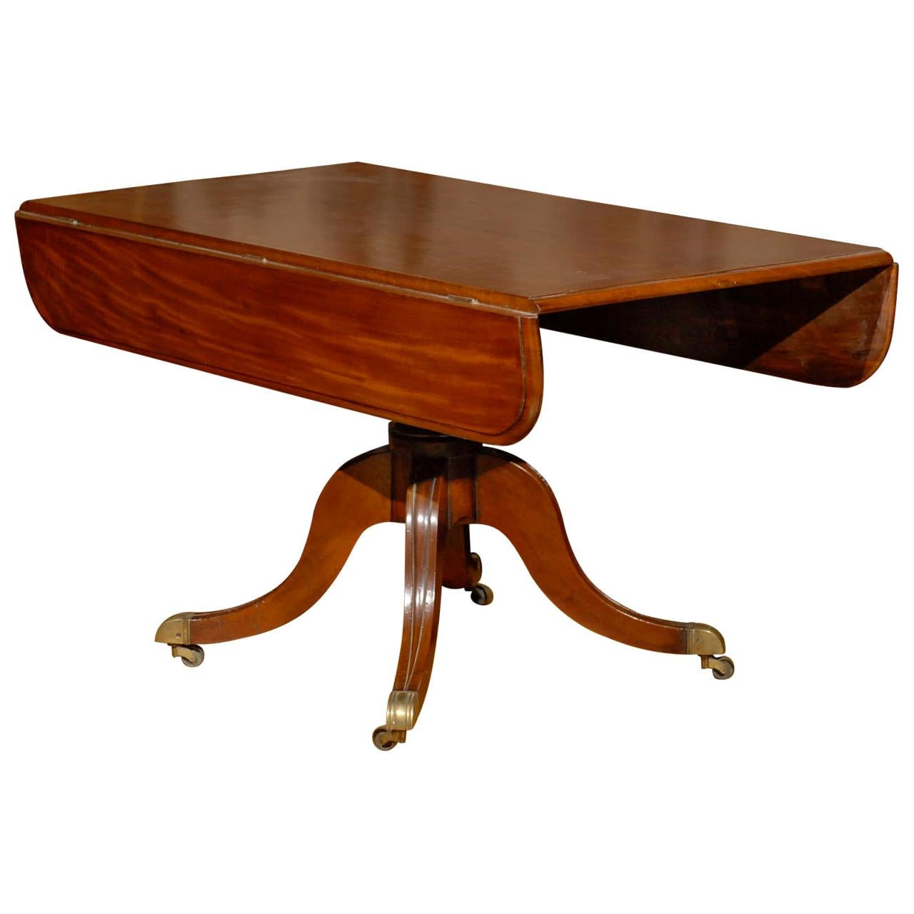 Antique English Gate Leg/Drop Leaf Table, circa 1880 at 1stDibs