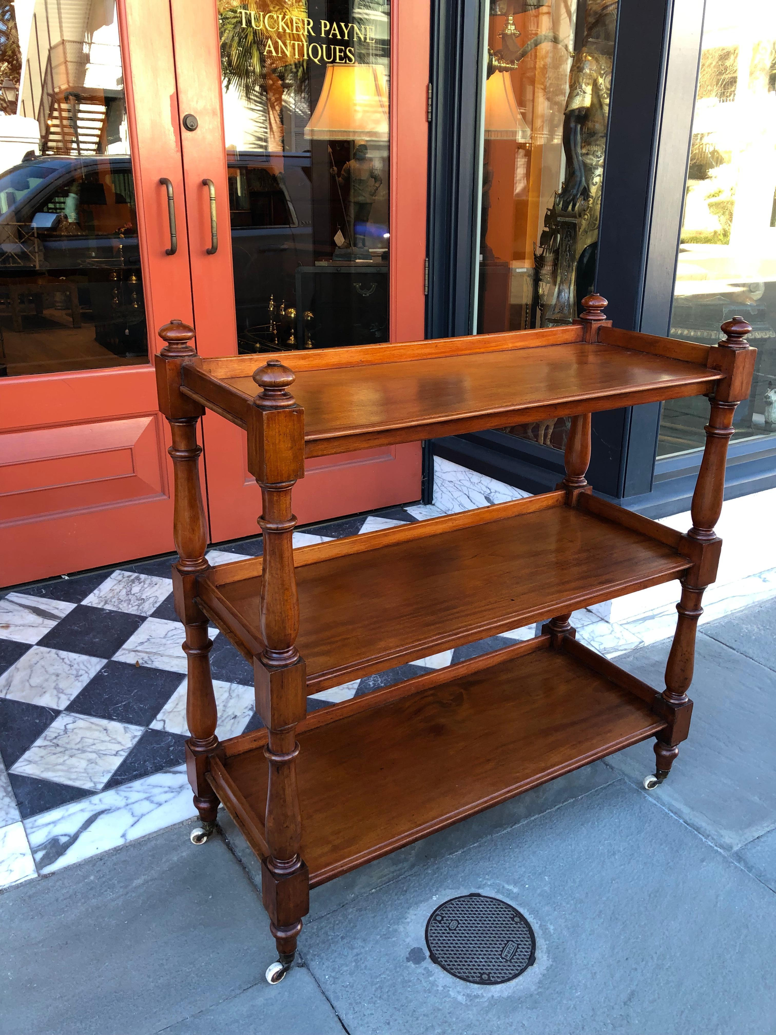 Mahogany English Three Tiered Trolley, circa 1840 For Sale at 1stDibs ...
