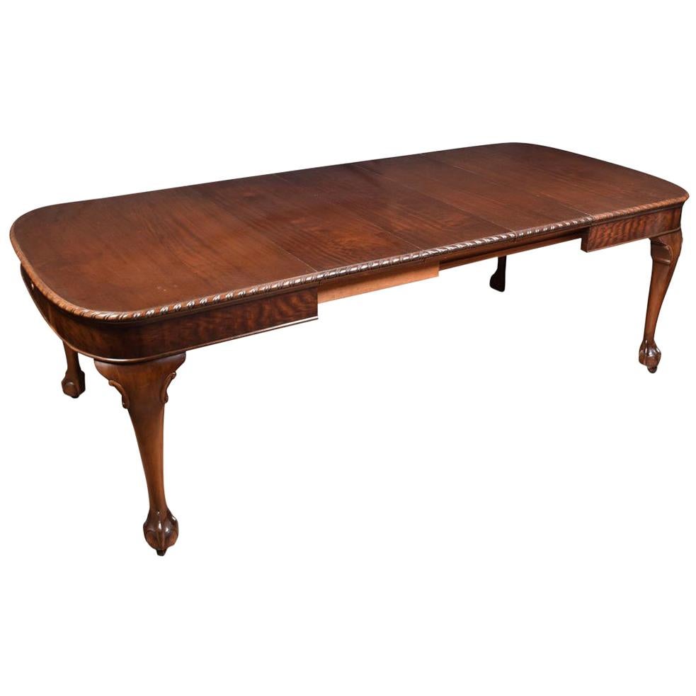Mahogany Extending Dining Table at 1stDibs