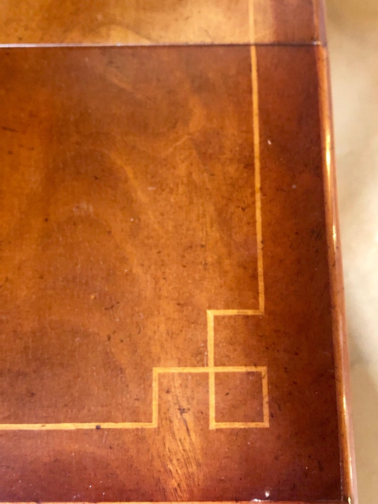 Mahogany Federal Style Smith and Watson Game / Card Table at 1stDibs