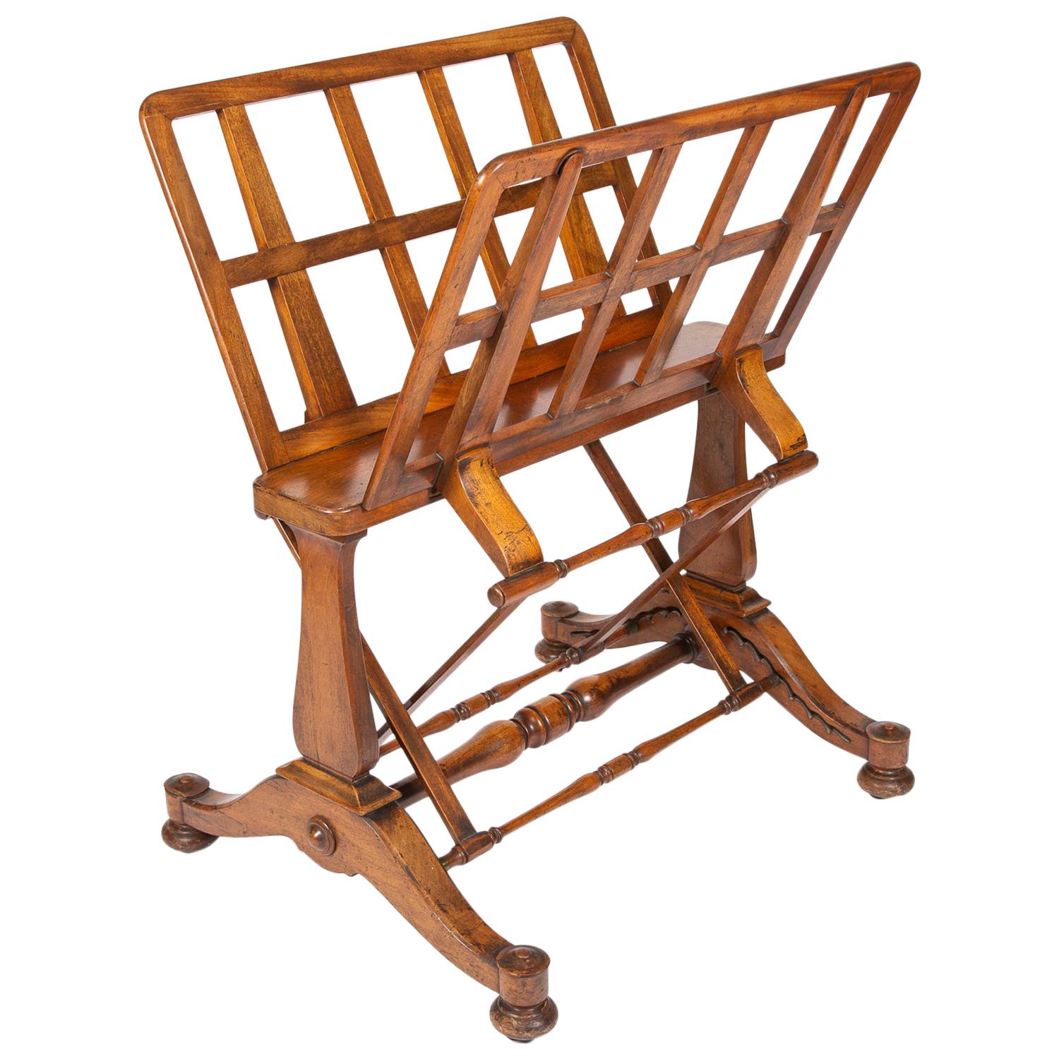 Edwardian Mahogany Folio Stand For Sale at 1stDibs