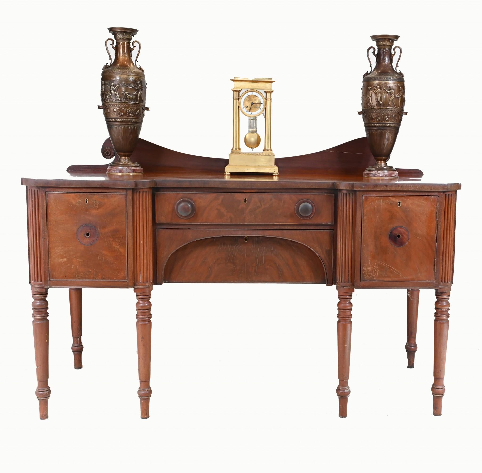 Mahogany Gillows Sideboard Antique Regency 1820 For Sale at 1stDibs