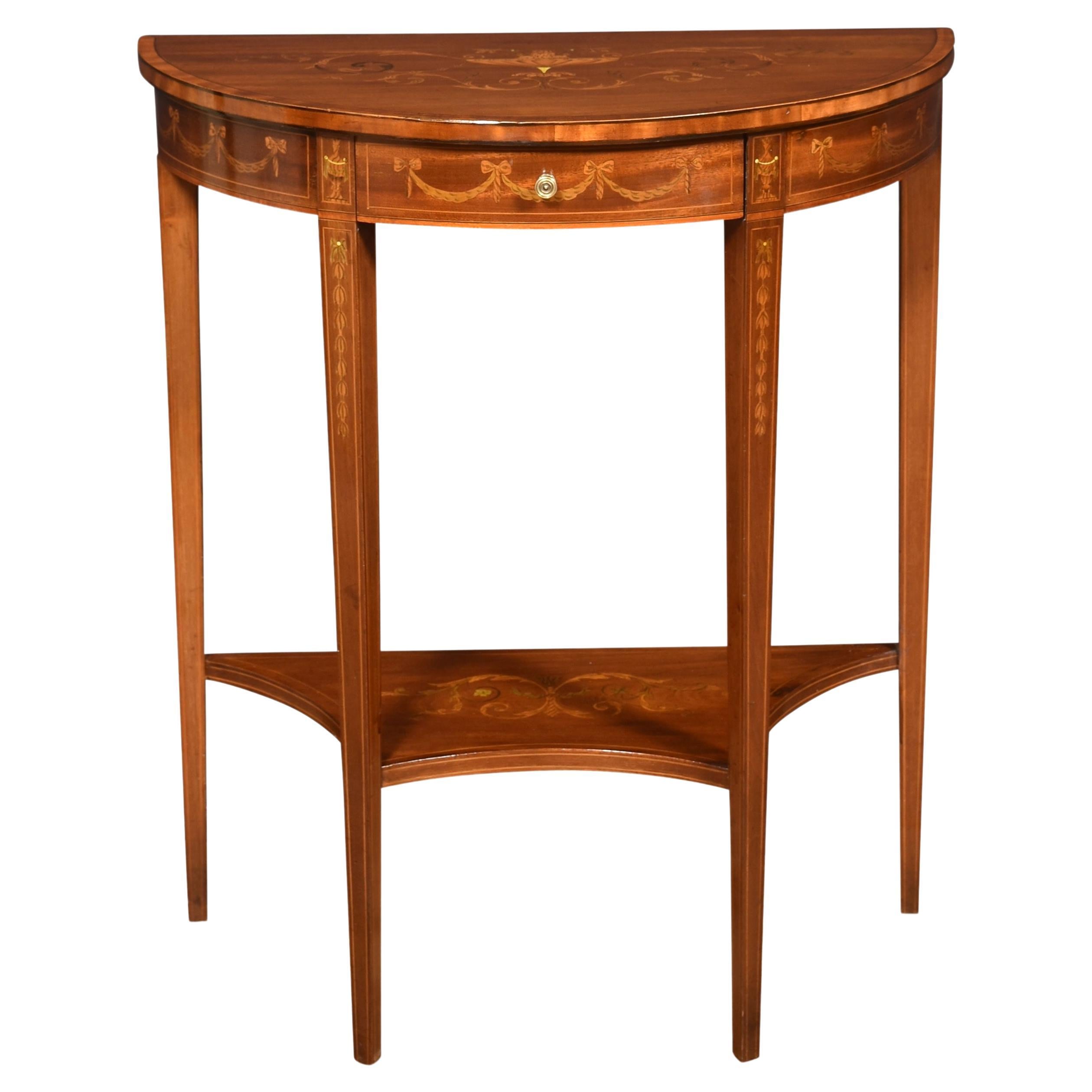 Nest of Three Rosewood Inlaid Tables at 1stDibs