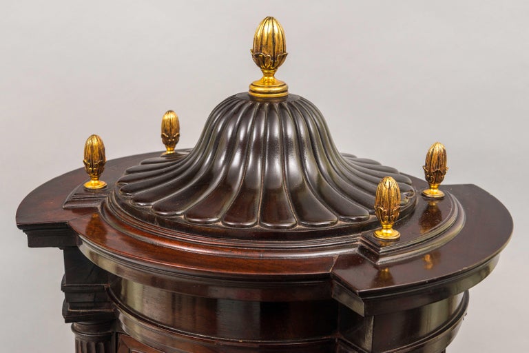 18th Century Antique Mahogany Musical Table Clock by Ralph Gout of ...